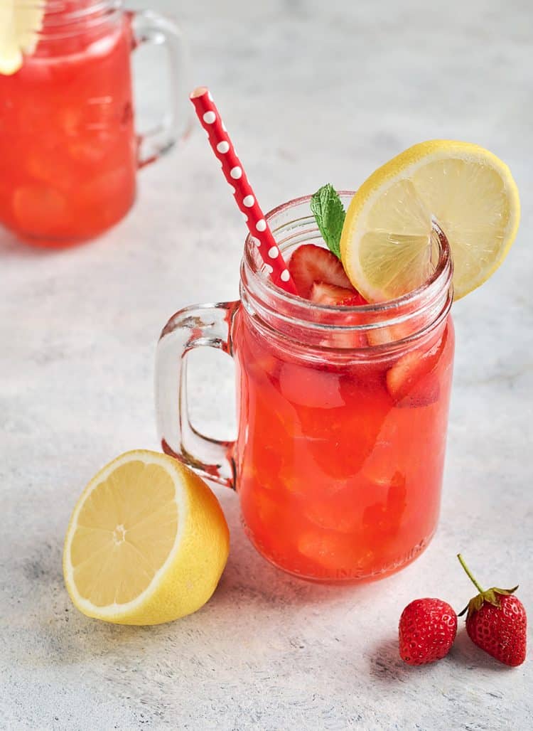 Strawberry Acai Lemonade | Best Summer Refresher Drink Recipe