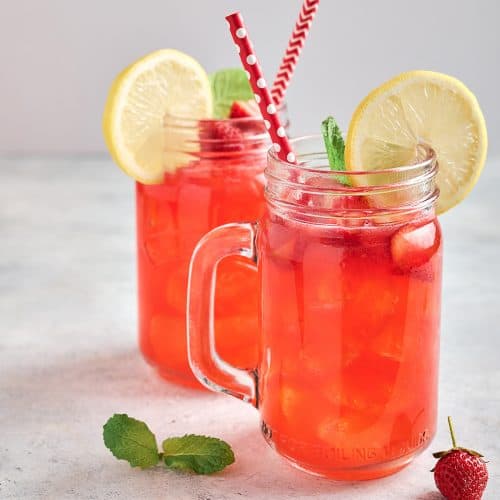 Strawberry Acai Lemonade | Best Summer Refresher Drink Recipe