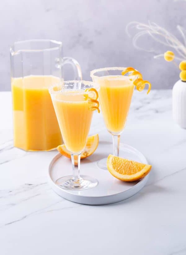 Non alcoholic Mimosa Mocktail | Easy Drink Recipe | Mocktail.net