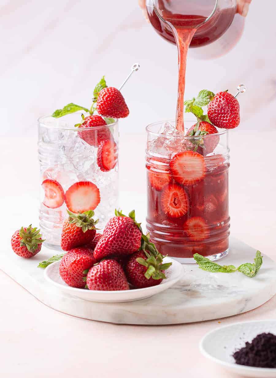 Homemade Strawberry Acai Refresher Recipe