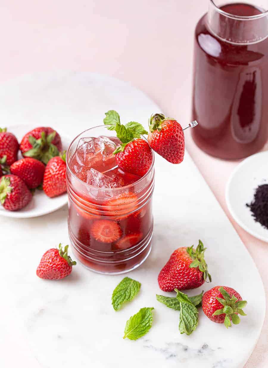 Homemade Strawberry Acai Refresher Recipe