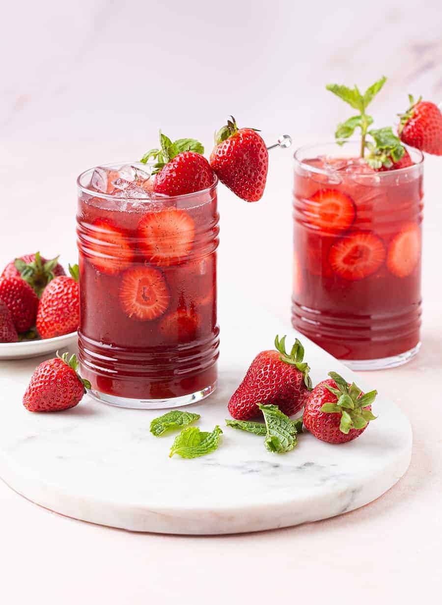 Homemade Strawberry Acai Refresher Recipe