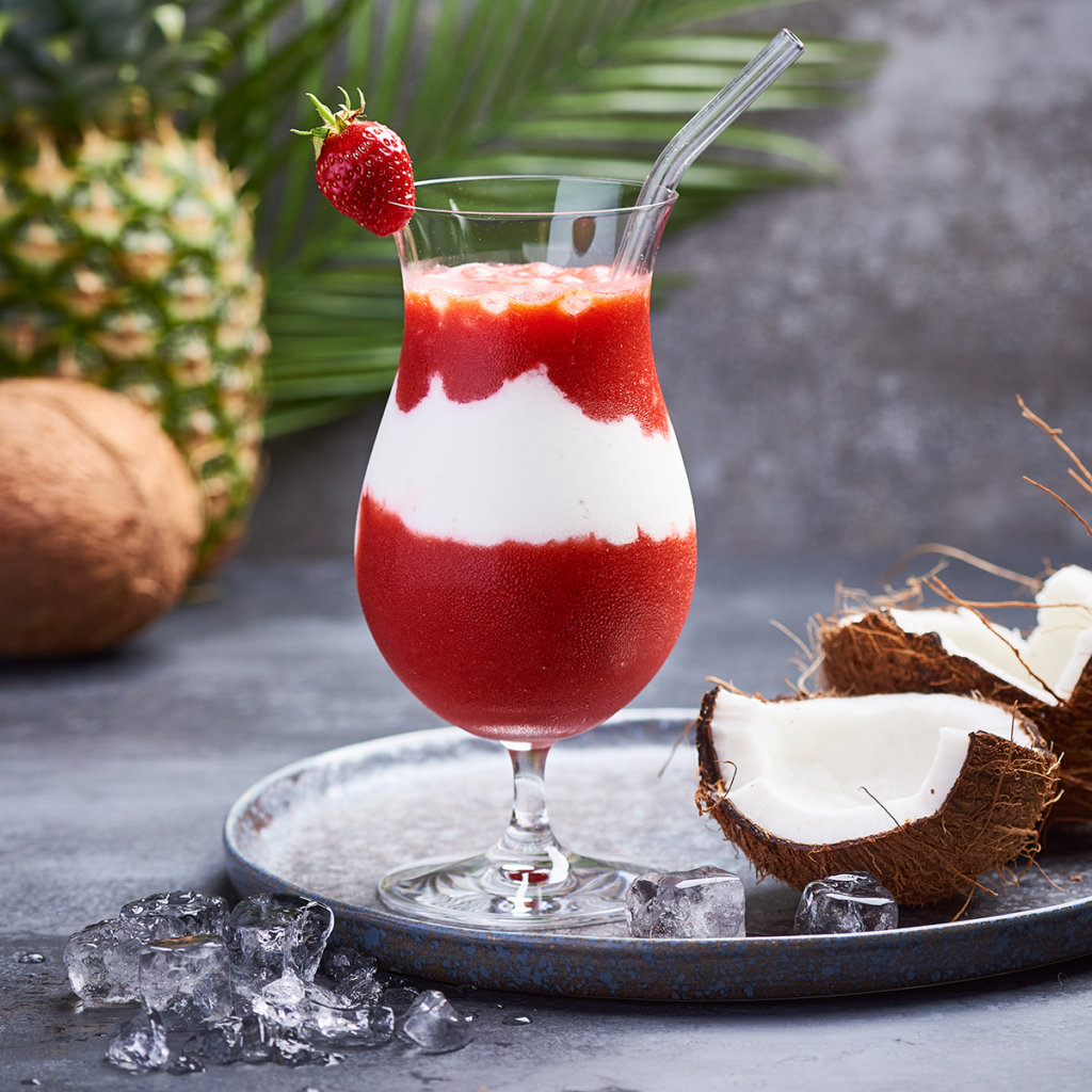 Virgin Miami Vice Drink Mocktail - Mocktail.net