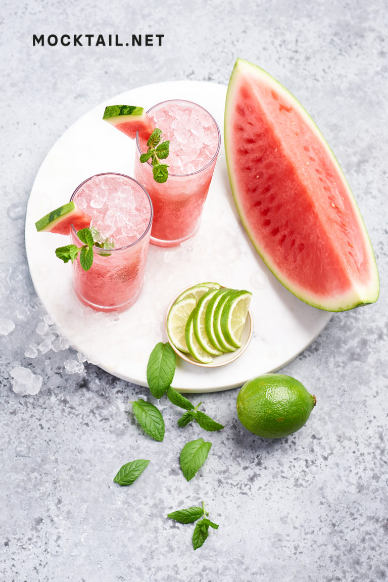 Watermelon Mint Mocktail Recipe - Mocktail.net