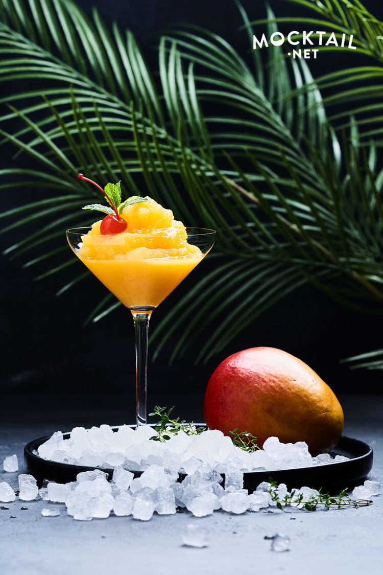 Frozen Mango Margarita Mocktail - Mocktail.net