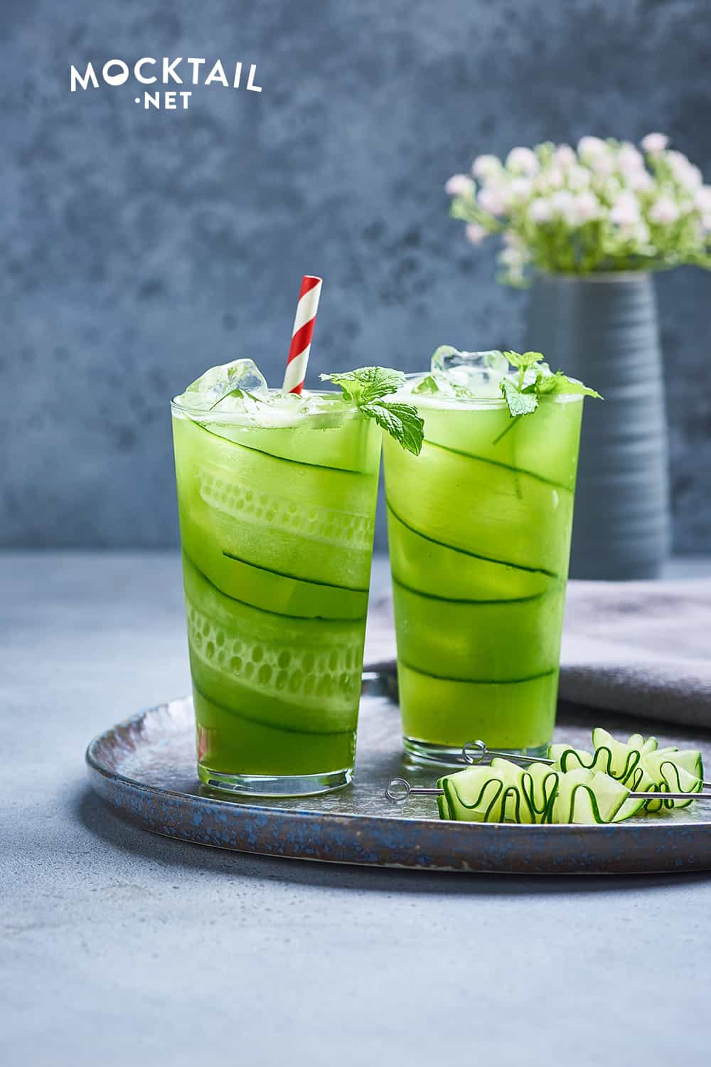 Green Cucumber Mocktail - Mocktail.net